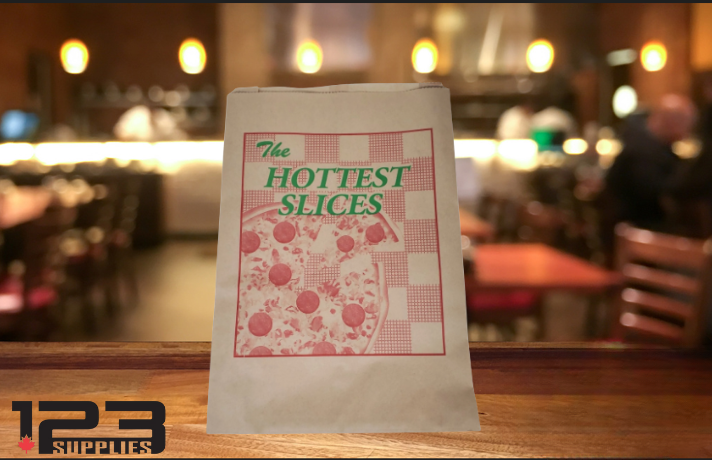 PIZZA SLICE BAGS - 12 x 2.5 x 15" (100)